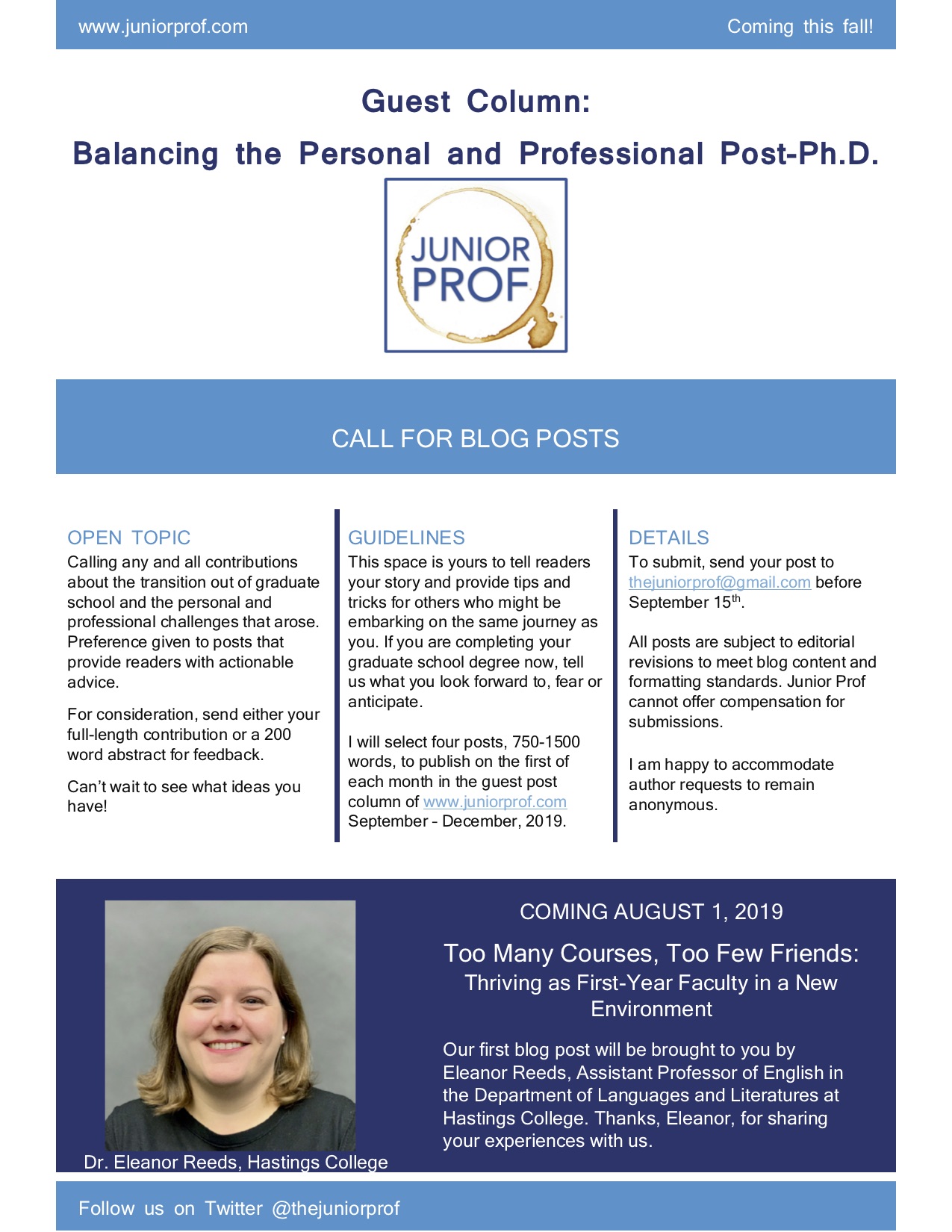 Call for Blog Posts!